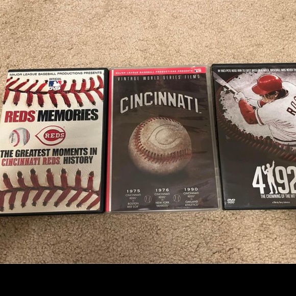 Media | Cincinnati Reds Dvd Lot | Poshmark